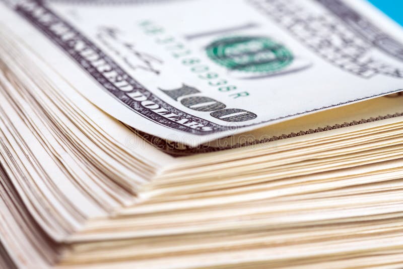 Dollars banknote close-up stock image. Image of bank - 191505779