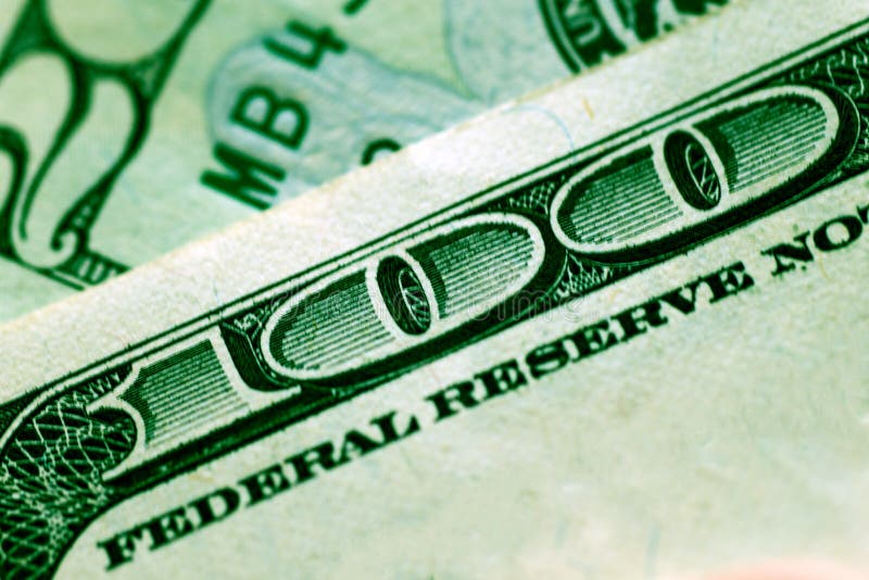 100 Dollars Banknote Close-up Stock Photo - Image of element, paper ...