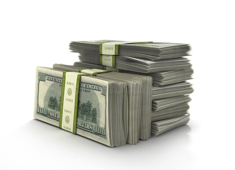 US dollars bills stock illustration. Illustration of nature - 76136448