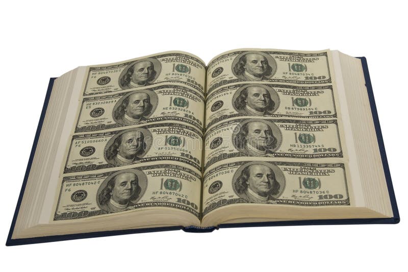 Money Hidden in an Old Book Stock Photo - Image of security, hollowed ...