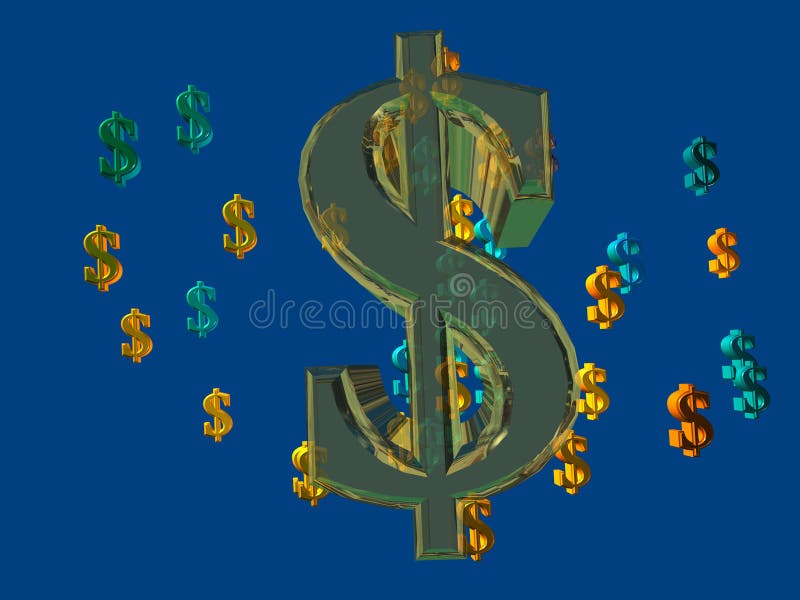 Multiple Smaller Dollar Signs Stock Illustrations – 3 Multiple Smaller ...