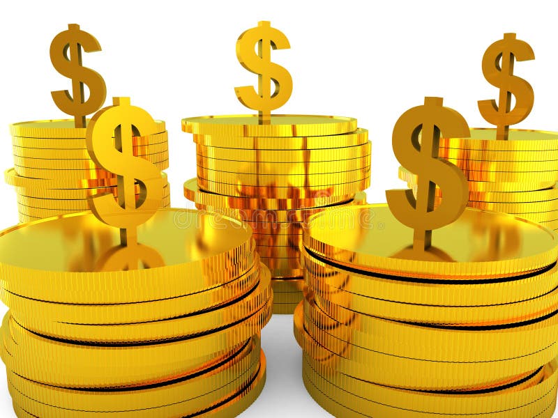 Increase Revenue Represents Business Graph And Advancing Stock