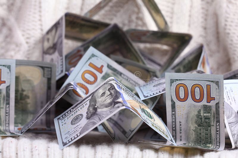 Cash Pile stock image. Image of isolated, america, american - 8964109