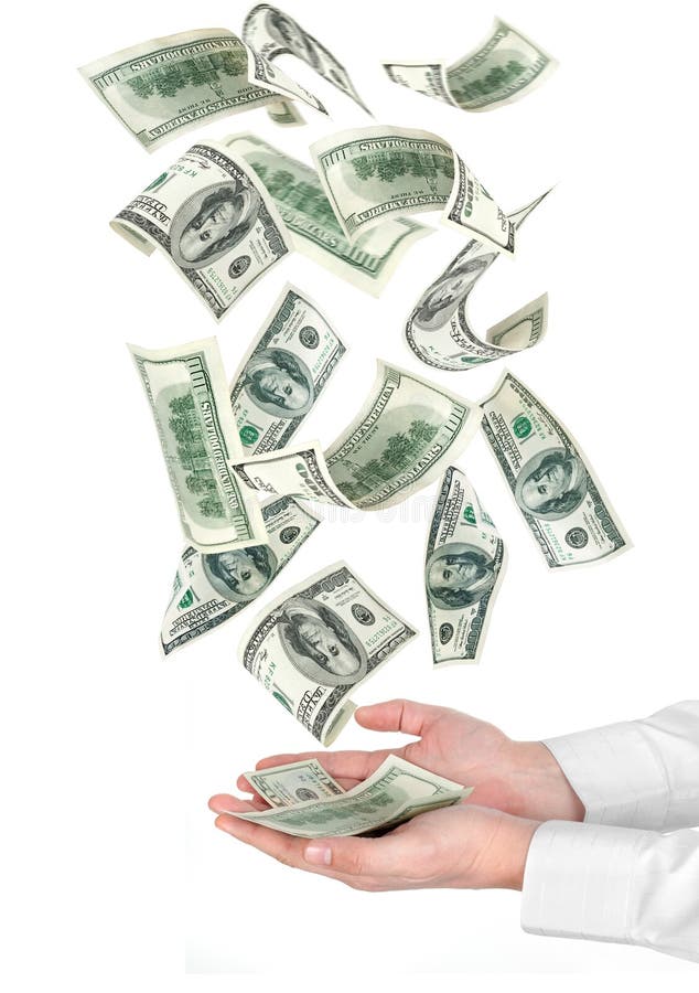 Falling US Money stock photo. Image of vertical, finance - 7152708