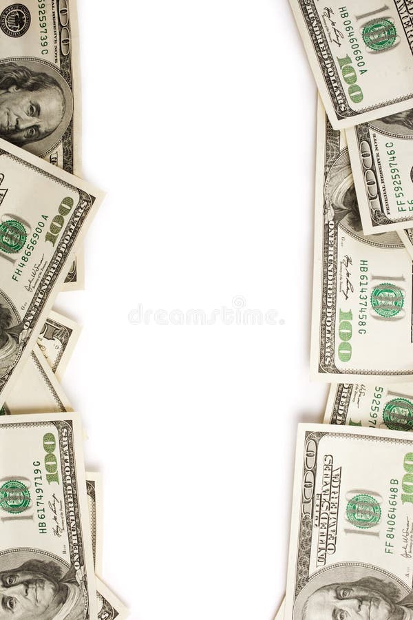 Frame of dollars stock photo. Image of commerce, currency - 14898390