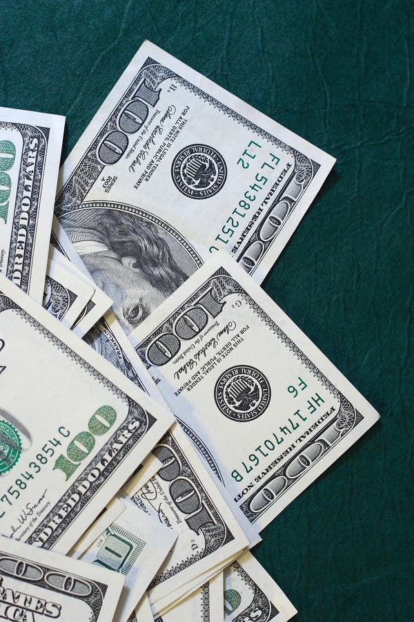 Banknotes on green stock image. Image of money, paying - 7688187