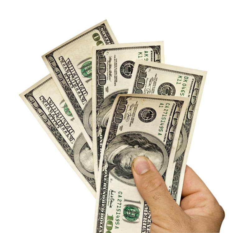 Dollars in hand stock photo. Image of buyer, note, banknote - 10945768
