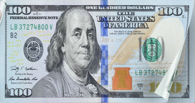 100 Dollars, 4K Looped Animation. Stock Video - Video of coin, bill ...