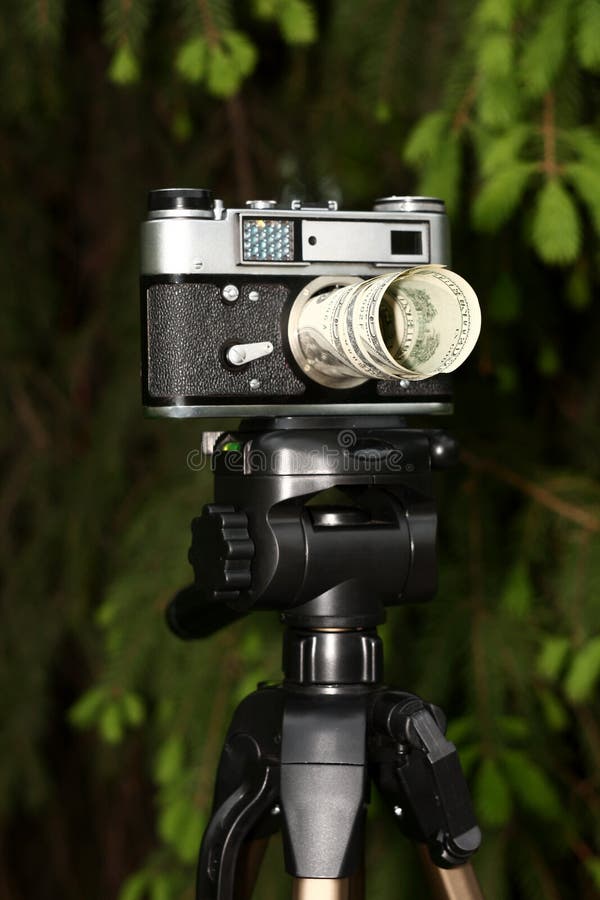 Dollars lens stock photo. Image of dollar, isolated, objects - 40672582