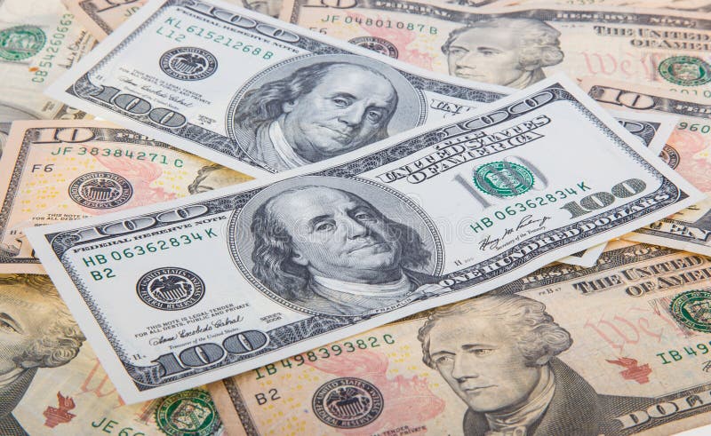 Dollars notes stock photo. Image of pile, close, paper - 40566948