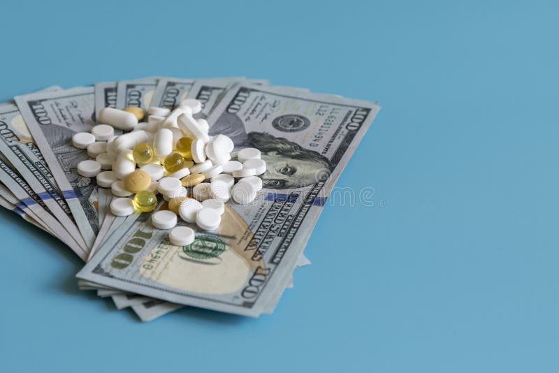 Dollars Pills Medicine Prescription Medicine On Dollars For