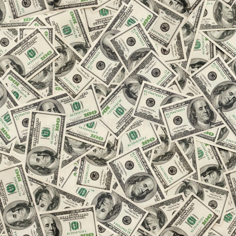 Dollars Seamless Background. Stock Photo - Image of currency, banking ...