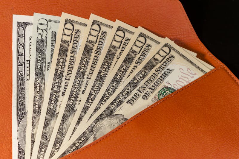 Dollars in a wallet stock photo. Image of banking, dollars - 171194866