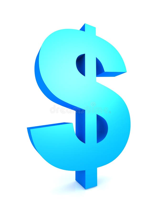 Dollartecken stock illustrationer. Illustration av guld - 1051760