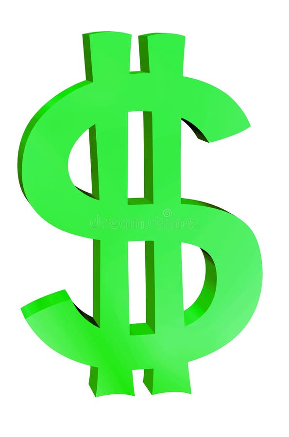 Dollarzeichen stock abbildung. Illustration von einsparung - 4036505