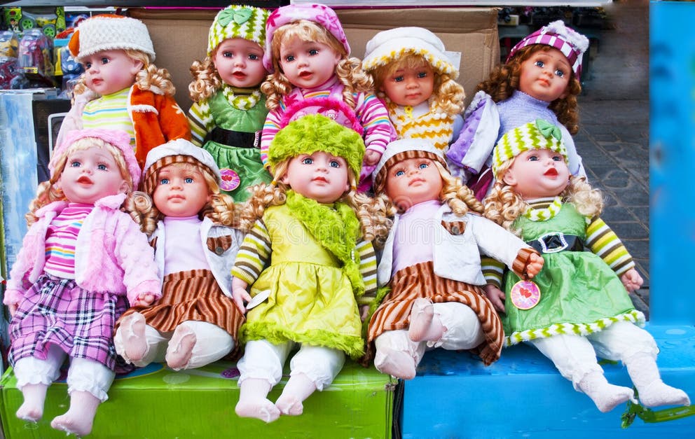 Dolls stock image. Image of dress, side, doll, pretty - 23773099