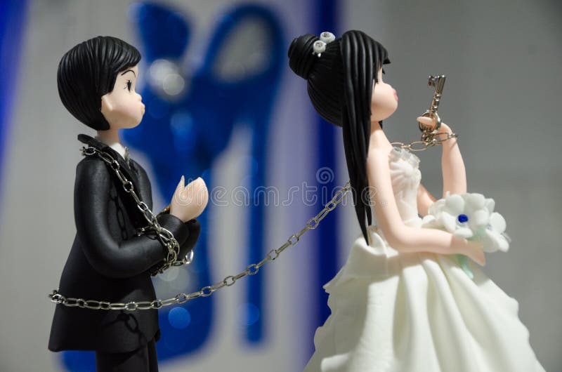 Chained dolls of cake stock image. Image of doll, celebration - 107912801