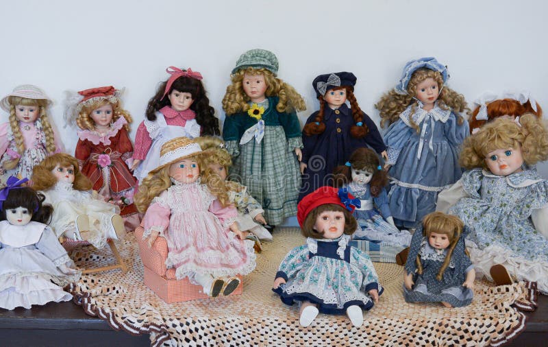 Dolls collection stock photo. Image of toys, collection - 192975170