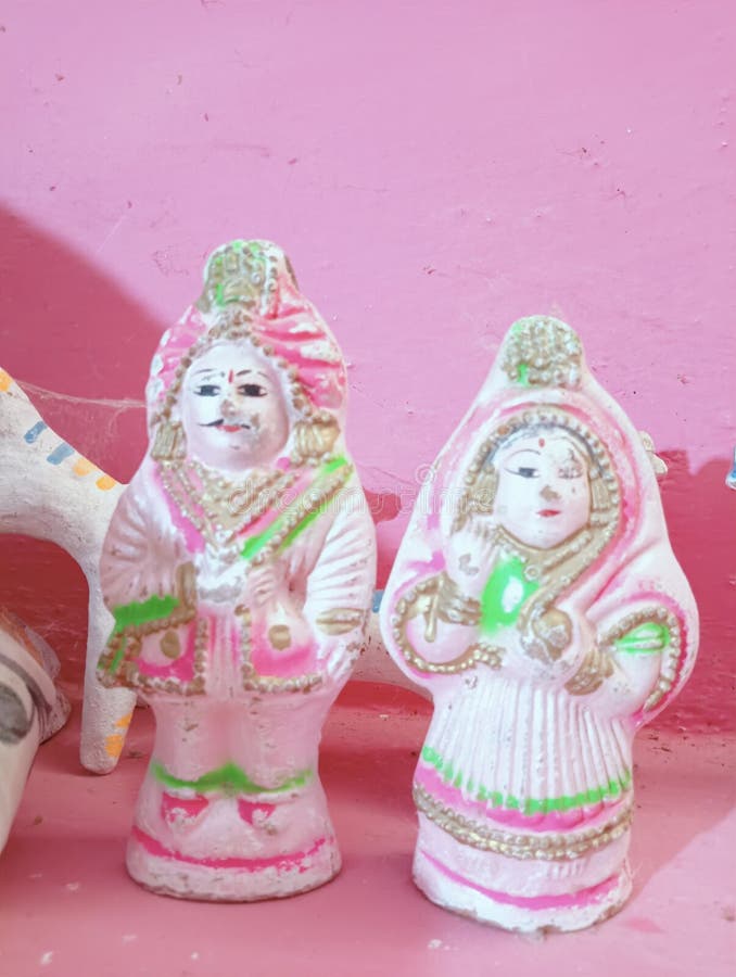 Dolls and Gudda this is Art Stock Photo - Image of pink, gudda: 330496986