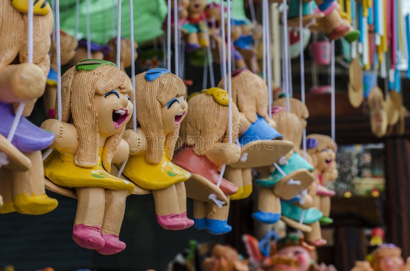 Rag Dolls on a Rope Holding Hands Numbers of the Coming Year Stock ...