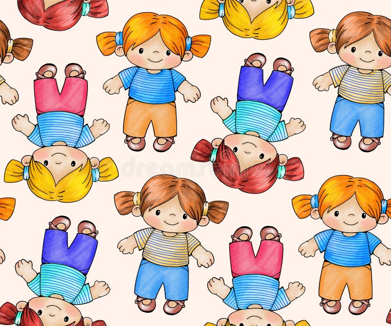 Dolls stock illustration. Illustration of girl, gift - 94664656