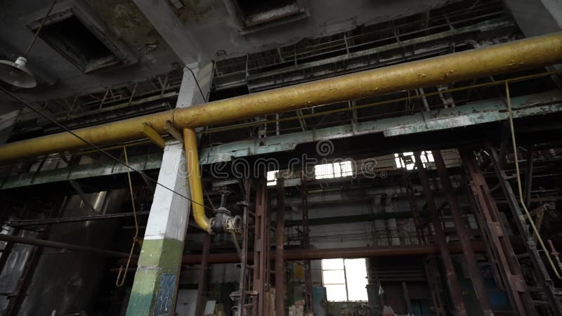 The Interior of the Destroyed Production in the Factory since the Days ...