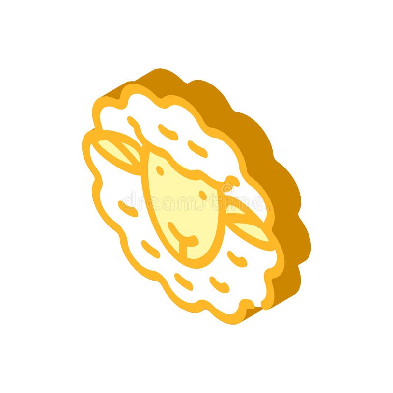 Dolly Sheep Clone Isometric Icon Vector Illustration Stock Vector ...