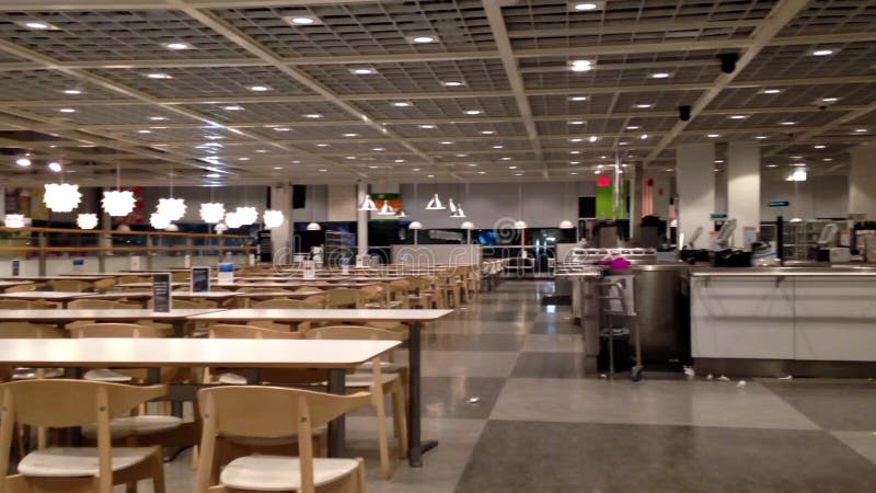 Top Shot of Food Court at YVR Airport Stock Video - Video of light ...