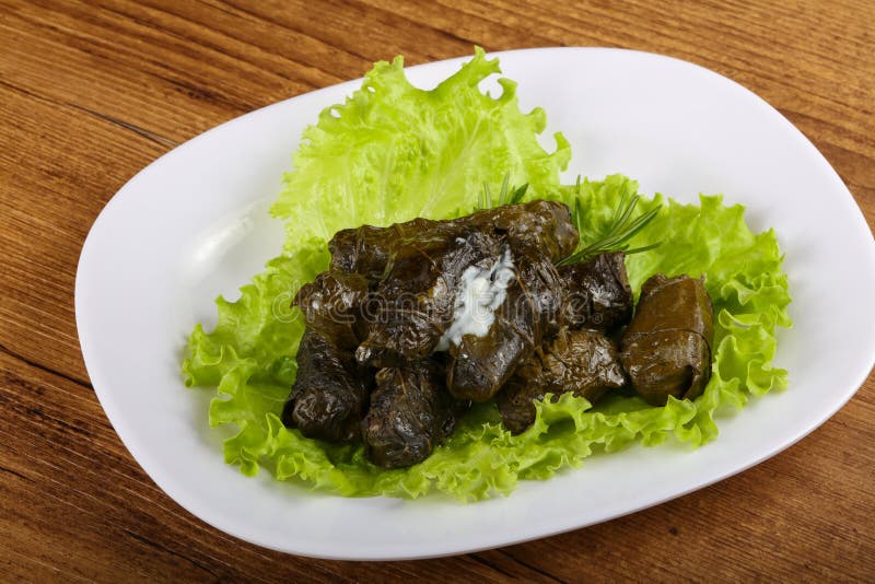 Dolma stock photo. Image of dolma, rice, greek, stuffed - 111742546