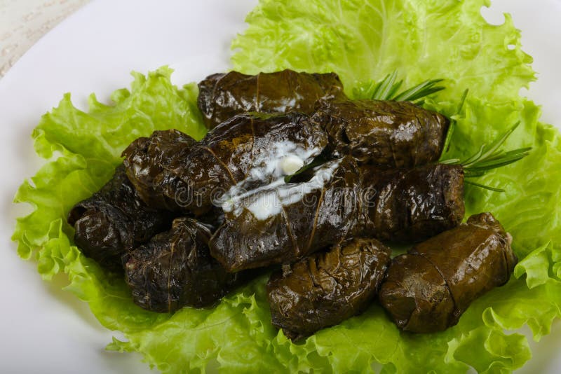 Dolma stock image. Image of homemade, dolma, healthy - 111762819