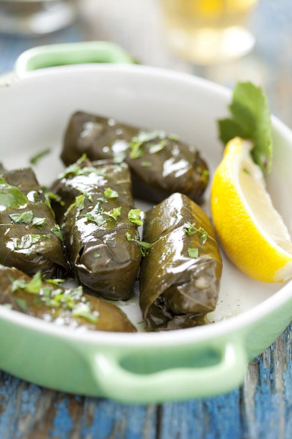 Dolmades stock photo. Image of healthy, macro, dish, greek - 50192