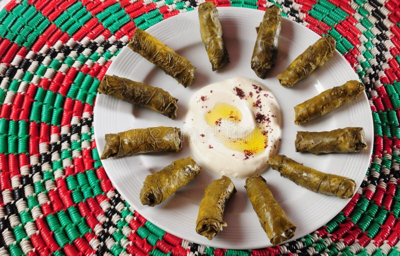 Dolmades. stock image. Image of dinner, nutritional, greek - 12714537