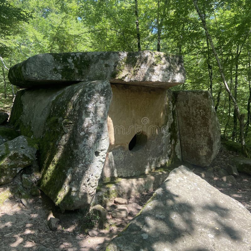 Dolmen is an Ancient Structure Made of Religious Stone Stock Image ...