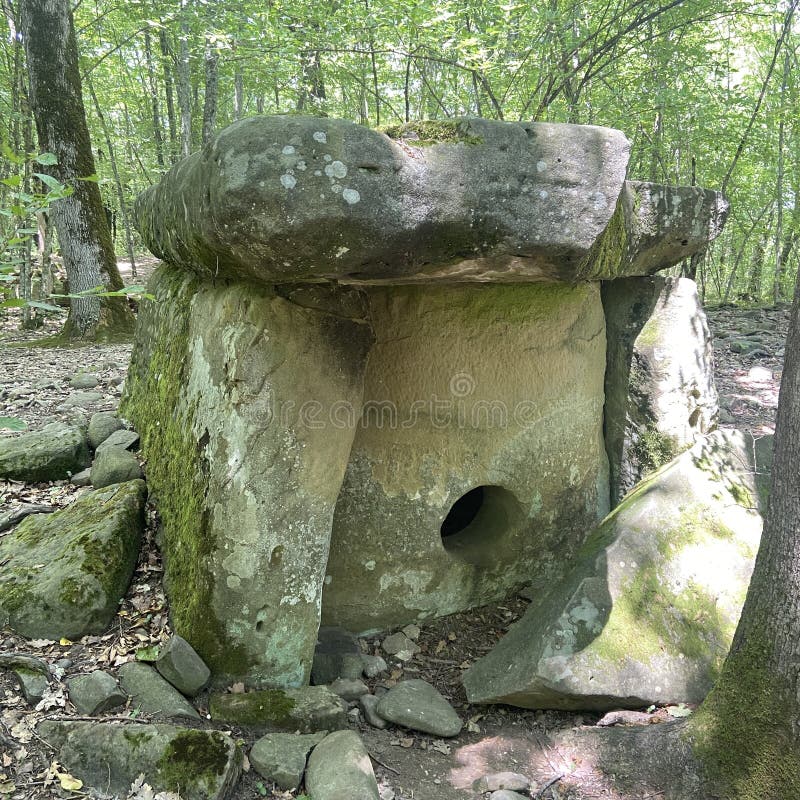 Dolmen is an Ancient Structure Made of Religious Stone Stock Image ...