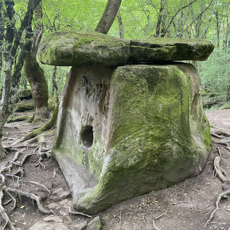 Dolmen is an Ancient Structure Made of Religious Stone Stock Photo ...