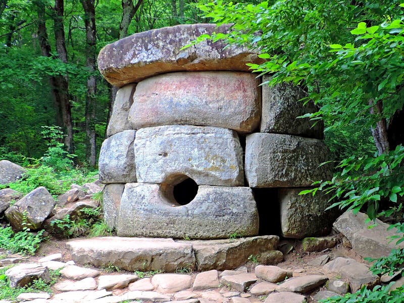 An Ancient Structure Made of Large Stones. Stock Image - Image of ...