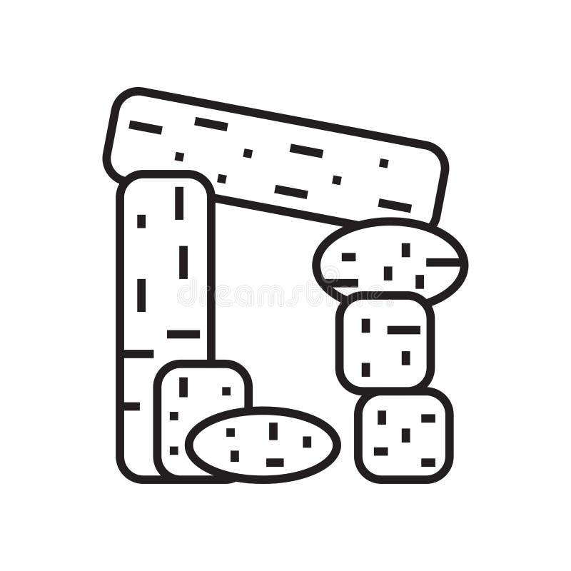 Dolmen Icon Vector Sign And Symbol Isolated On White Background Stock ...