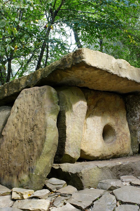 Dolmen, North Caucasus, Russia Stock Photo - Image of travel, northern ...