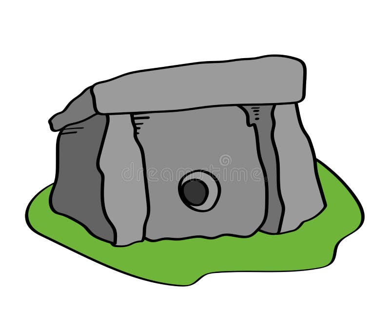 Dolmen stock illustration. Illustration of monument, ancient - 8712145