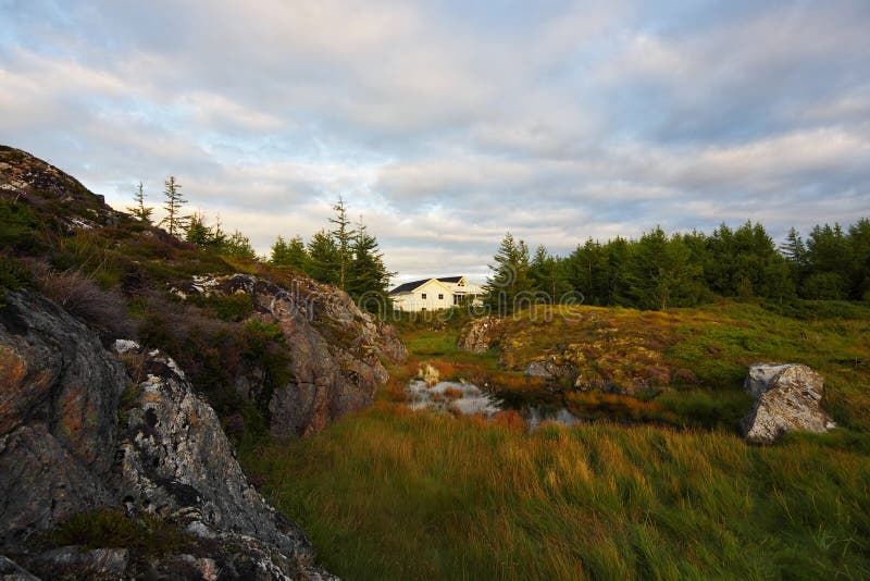 Dolmoy,Hitra - Norway stock image. Image of hitra, cove - 127148963