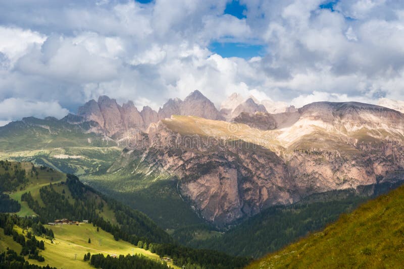 Dolomite Alps, Italy stock image. Image of hiking, rockface - 44984277