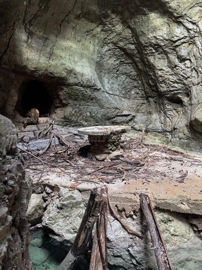 Dolomite Mountain Grotto Rock Formations Stock Photos - Free & Royalty ...