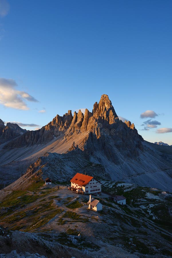 Dolomite mountain in Italy stock image. Image of summit - 164724559