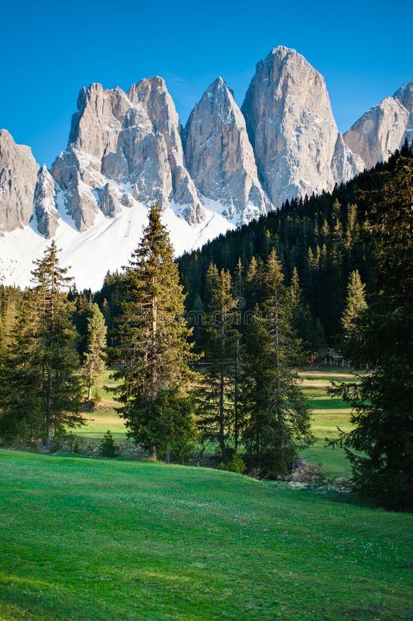 Dolomite Mountains in Northern Italy Stock Photo - Image of nature ...