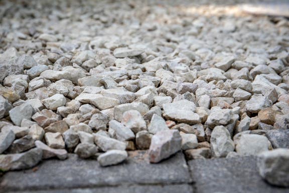 Dolomite Rubble Background. Road Construction Industry and Materials ...