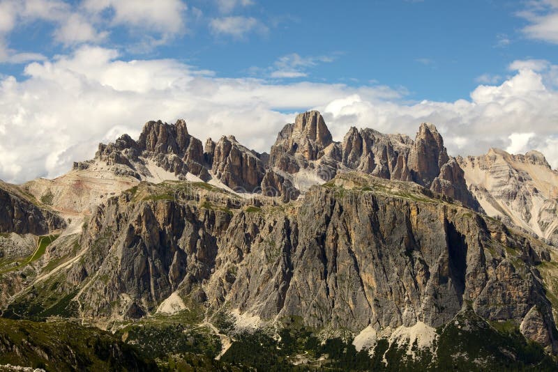 Dolomites stock image. Image of landscape, mountain, mountains - 41379979