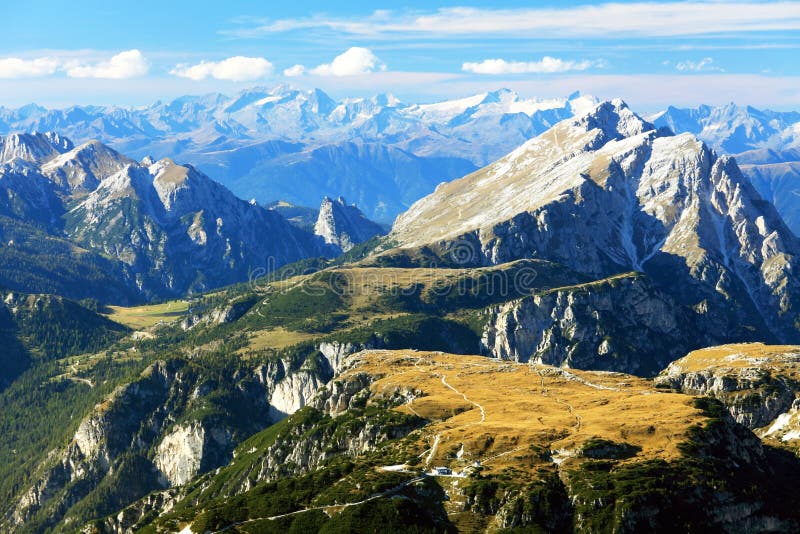 Dolomites Landscape stock photo. Image of peaceful, dolomite - 12362646