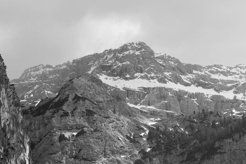 Alpine Landscape in the Dolomites, Italy, Europe. Stock Image - Image ...