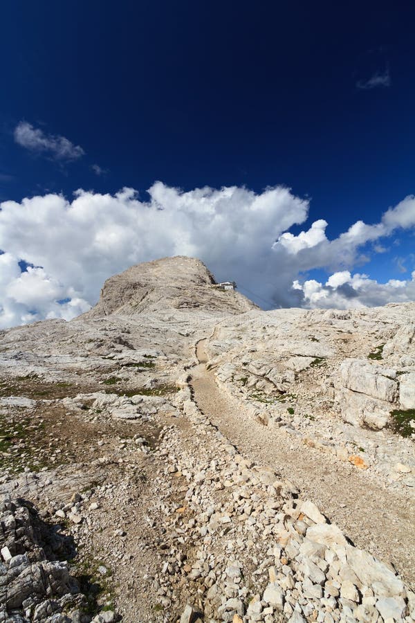 Dolomites Plateau and Rosetta Peak Stock Image - Image of alpine, alps ...
