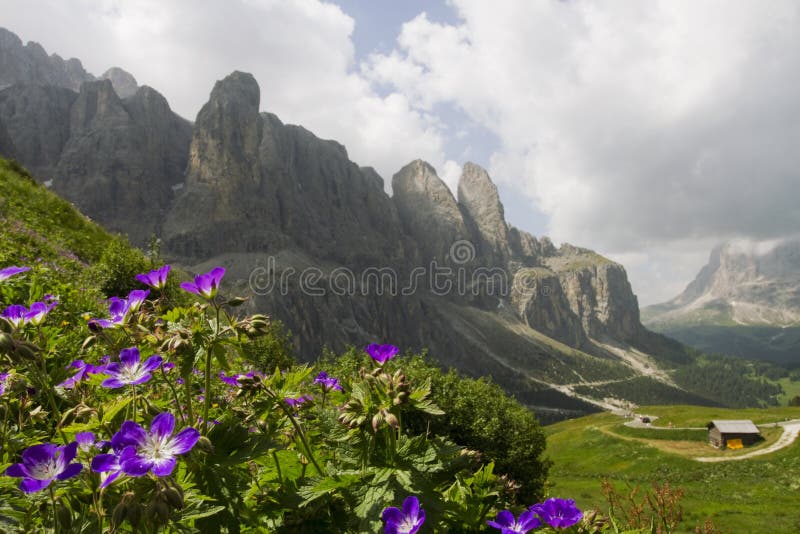 Dolomites in spring stock image. Image of view, nature - 31517455